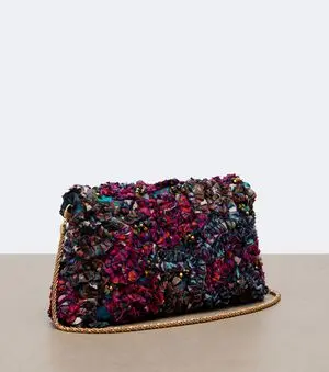 Dries Van Noten Embellished Embroidered Clutch