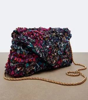 Dries Van Noten Embellished Embroidered Clutch