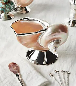 TAVARES 1922 Shell Sterling Silver Caviar Bowl