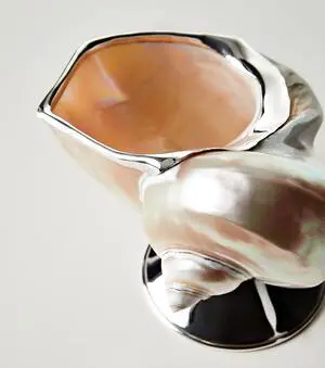 TAVARES 1922 Shell Sterling Silver Caviar Bowl