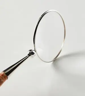 TAVARES 1922 Spiralis Sterling And Shell Magnifying Glass