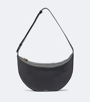 JOSEPH Bean Large Leather Shoulder Bag - Black