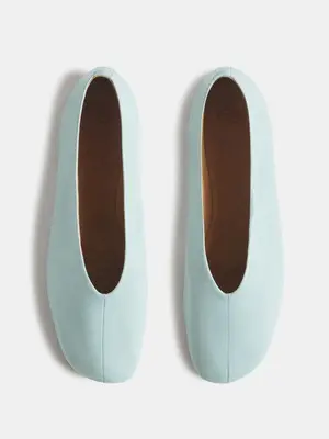 REFORMATION Blaine Flat Leather - Blue