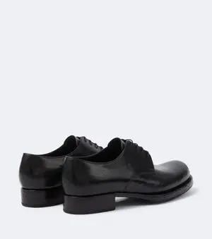 Prada Leather Derby Shoes