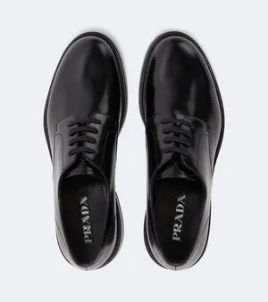 Prada Leather Derby Shoes