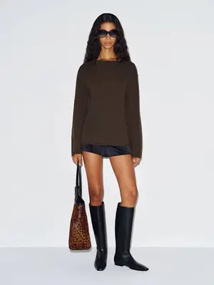 REFORMATION Marine Sweater - Brown