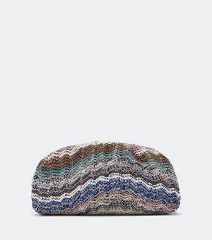 Missoni Wave Large Knitted Clutch - Multicoloured