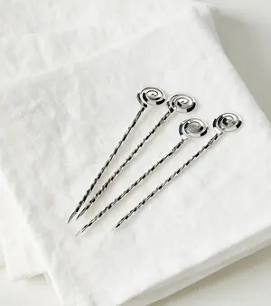 TAVARES 1922 Set Of 4 Sterling Cocktail Pins
