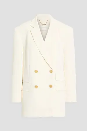 Zimmermann Doublebreasted Twill Blazer - Ivory