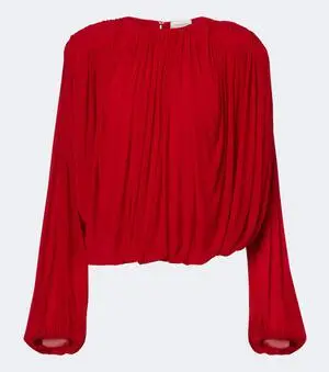 Magda Butrym Gathe Top - Red
