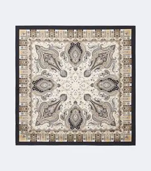 Etro Printed Silk Twill Scarf - Multicoloured