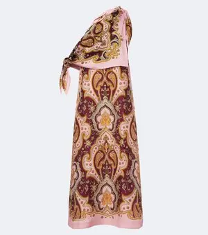 ALEMAIS One-shoulder Printed Maxi Dress - Multicoloured