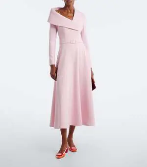 Safiyaa Odelle Asymmetrical Midi Dress