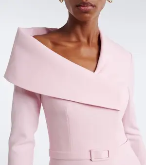 Safiyaa Odelle Asymmetrical Midi Dress