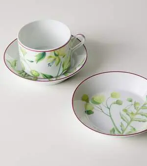 GINORI 1735 Porcelain Teacup And Saucer Set