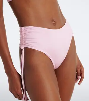 Balmain Ruched Bikini - Pink