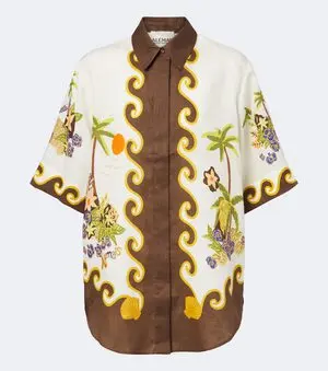 ALEMAIS Alémais Island Cove Linen Shirt - Multicoloured
