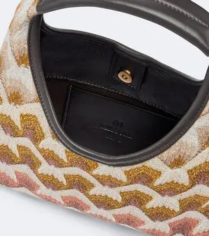 Missoni Wave Small Lamé Top-handle Bag