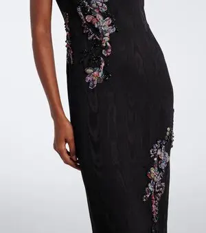 Dries Van Noten Appliqué Embellished Gown