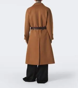 Saint Laurent Belted Wool Coat