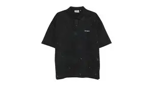 Carhartt Work In Progress Short Sleeve Painter Polo Shirt - Black