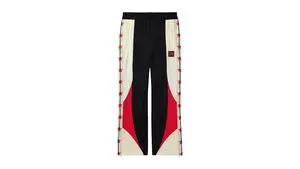 Palm Angels Pa Racing Track Pants - Black/white