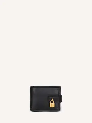 Balmain Pulse Trifold Smooth Leather Wallet - Black