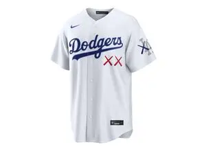 KAWS Nike Mlb Stadium Los Angeles Dodgers Jersey - White