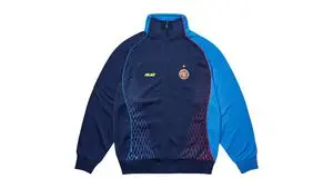 PALACE Pro Team Polyknit Funnel Jacket - Navy Blue
