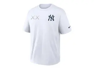 KAWS Nike Mlb Fanatics Fest Elevated Max 90 New York Yankees Tee Shirt - White