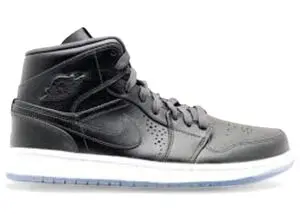 JORDAN 1 Mid Nouveau Black Icein - Anthracite/white
