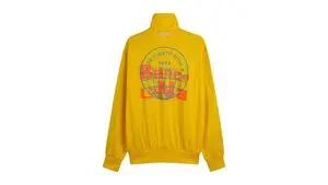 Adidas X Bad Bunny Dtmf Tour Barcelona Firebird Track Jacket - Eqt Yellow