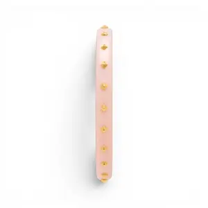 MICHAEL NASH JEWELRY Clementine Studded Rose Resin Bangle - Pink