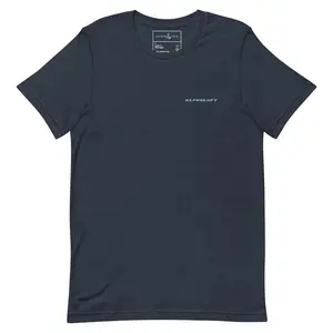 ANCHOR & CREW Anchor & Crew "Higher Grounds Postmark" Organic Cotton T-Shirt Blue