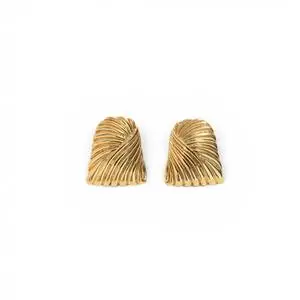 MISS CECILIA Whisper Earrings - Gold