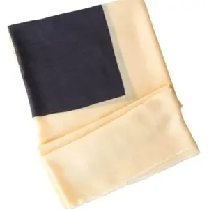 REIN BERLIN Neutrals Pottinger St., Cashmere & Silk Scarf - Black/white