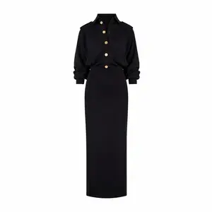 RAYAN The Polo Dress - Black