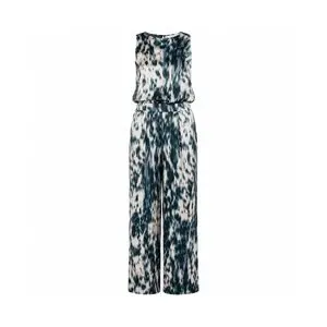OH!ZUZA NIGHT&DAY Abstract Print Satin Viscose Set - Blue