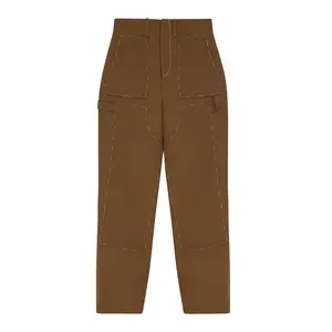 MAISON LOUIS The Carpenter Couture Trousers - Brown