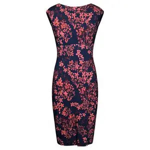 ALIE STREET LONDON Pippa Shift Dress In Bronzed Blooms