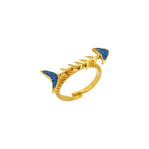 1610ISTANBUL Aegean Icon Fish Ring