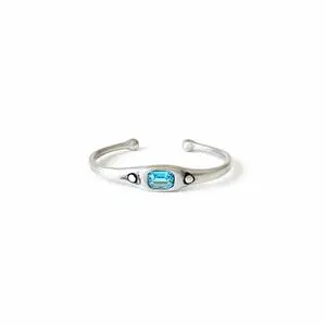 BY VIRGO Silver / Blue Caelis Bracelet - Silver/blue