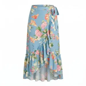 Yumi Kim Novella Linen Skirt - Blue
