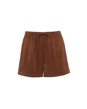 NUDEA Eco-luxe Drawstring Boxer Cocoa