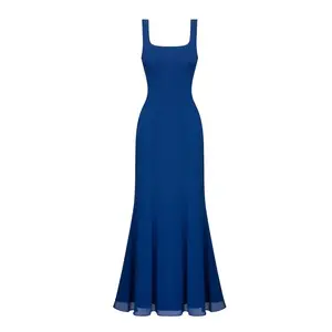 ELSAVA Long Dress - Blue