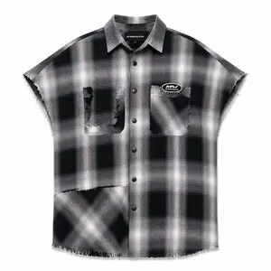 MYSIMPLICATED Division Sleeveless Shirt - Grey