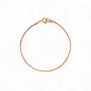 POUPETTENYC Box Chain Friendship Bracelet - Gold