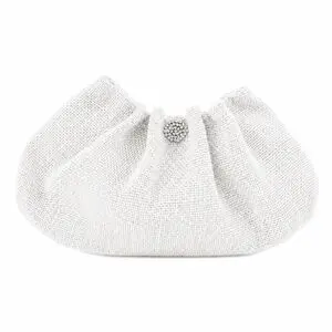 MUCHE & MUCHETTE Leo Pouch With Beaded Embellishment - White