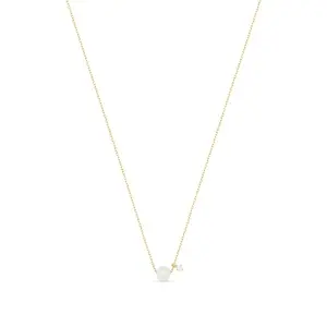 ESTERAH Pearl & Sparkle Necklace - Gold
