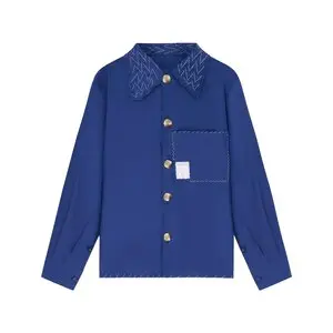 MAISON LOUIS The Canva Shirt - Blue